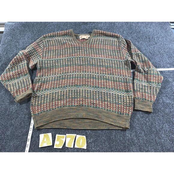 Sweaters | Vintage Y2k Shenandoah Mens M Geometric Plaid Sweater Usa ...